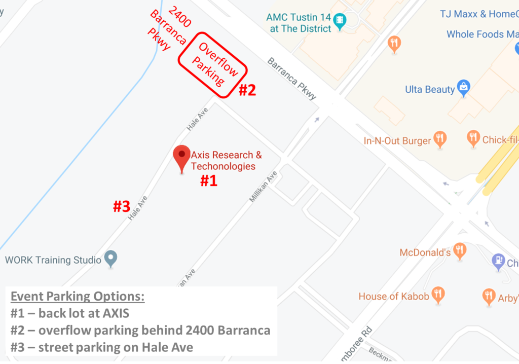 AXIS overflow parking map - DeviceAlliance